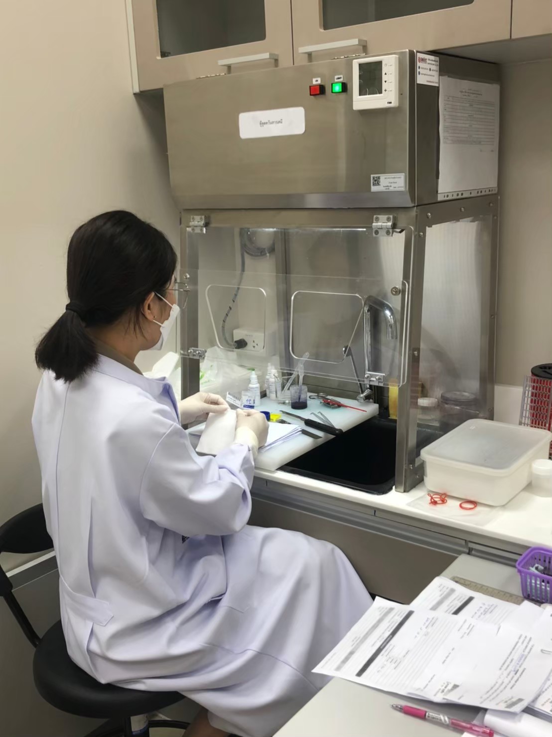 Fume hood (sink cover) - smartmachinethai